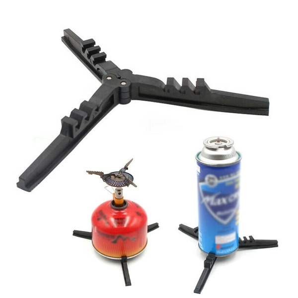 Folding Fuel Canister Stand Bracket Lightweight Gas Tank Stove Holder ...