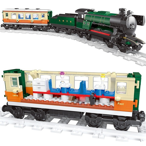 Creator City Train Railway Building Blocks Rail Train Transportation ...