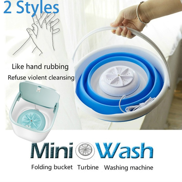 2020 New Upgrade Travel Portable Mini Rotary Ultrasonic Turbo Washing ...
