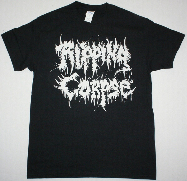 Ripping Corpse Logo Death Thrash Metal Autopsy Massacra New Black T ...