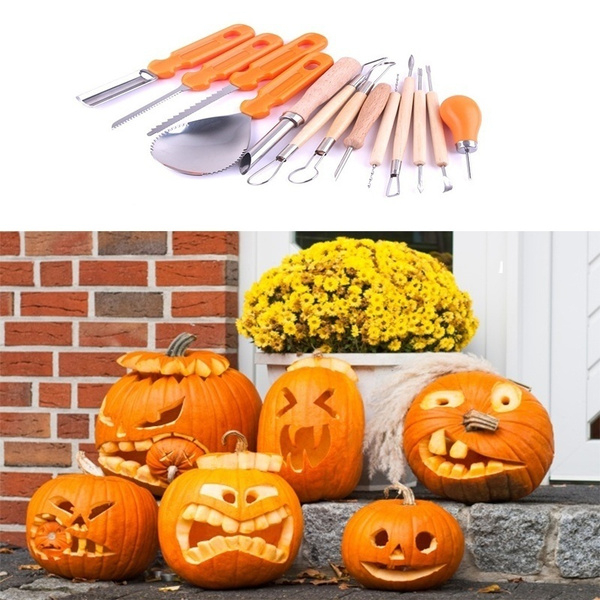 Halloween Pumpkin Hand-carved Tools Set Pumpkin Carving Graver Pumpkin ...