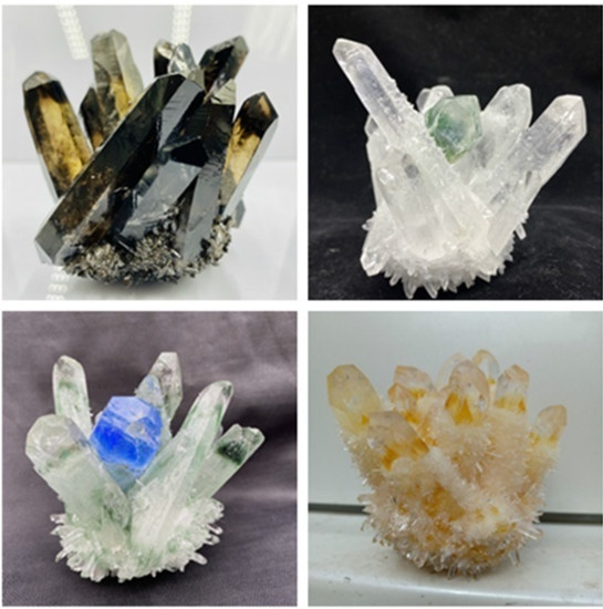 300g Beautiful Healing Crystals, Natural Crystal Clusters | Wish