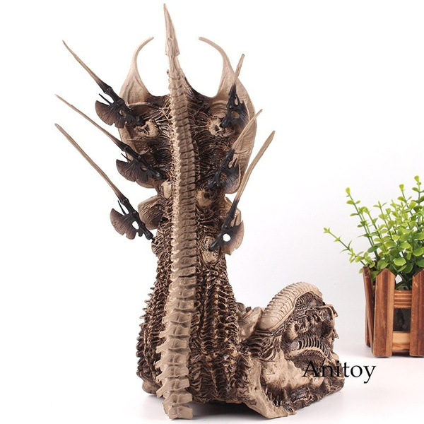 New Hot Alien Vs Hunter Figures Diorama Element Clan Leader Throne ...