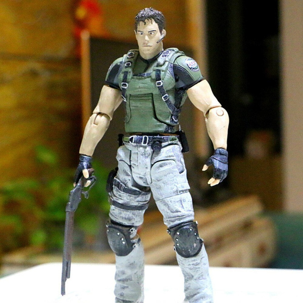 18cm 7inch NECA Reside Evil Character Chris Redfield Figure PVC ...