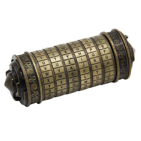 Valentine Gift Box Cylinder Lock Da Vinci Code Alphabet Lock | Wish
