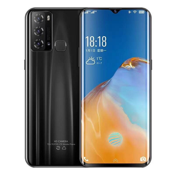 2021 NEW mobile phone 6+128GB large memory 8 core running Android 9.1 ...