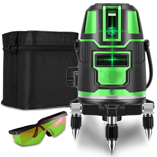 2/3/5 Cross Lines Laser Level Self-Leveling 360 Rotatable Indoor ...