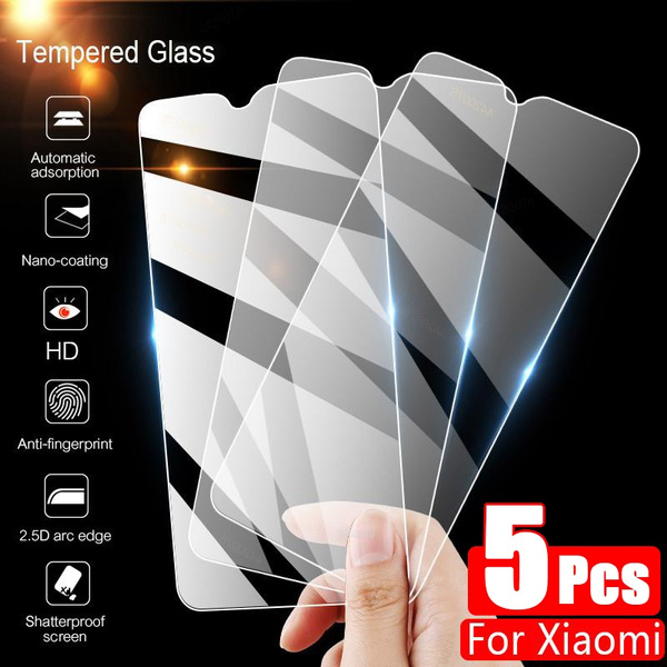 5Pack 9H 0.3mm HD For Redmi S2 Note5 Note5Pro Note5a Note5aPrime Note5Pro Note6 Note7 Note 8 ...