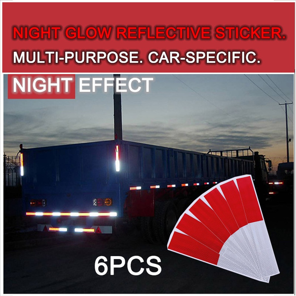 Car with Reflective Sticker Truck Sticker Reflective Strip Annual ...