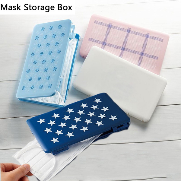 5pcs Portable Disposable Face Masks Box Cartoon Container Dustproof ...