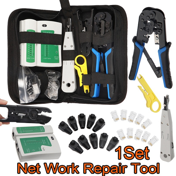 1 Set Network Cable Tester Net Work Repair Tool Kit for Computer Laptop ...