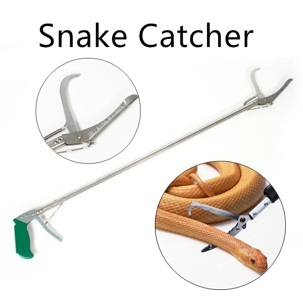 Professional Snake Catcher Aluminum Alloy Snake Clamp with Self-lock ...