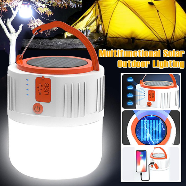 Multifunctional Solar Camping Light Rechargeable Outdoor Lighting LED ...