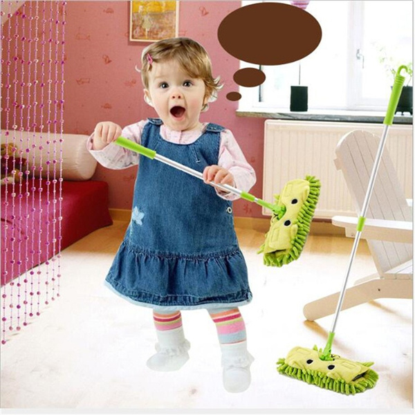 Kitchen Broom Toys Children Pretend Play Toy Mops Floor Cleaning Toy ...