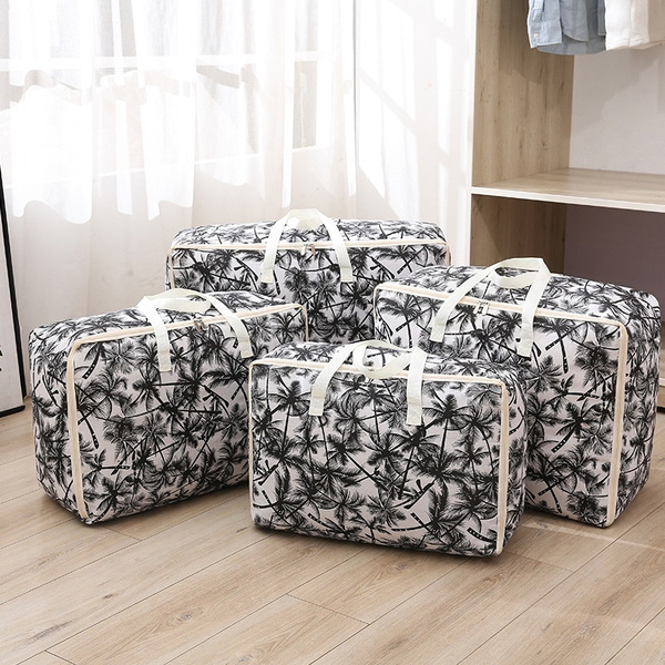 Cotton Linen Storage Bag Luggage And Clothing Oversized Moving Packing ...