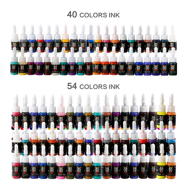 40/54Pcs Set 5ML Natural Plant Tattoo Pigment Permanent Makeup Tattoos ...
