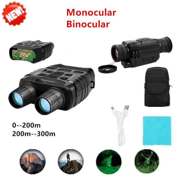 New Monocular/Binocular Night Vision Device Binoculars 300 Yards ...