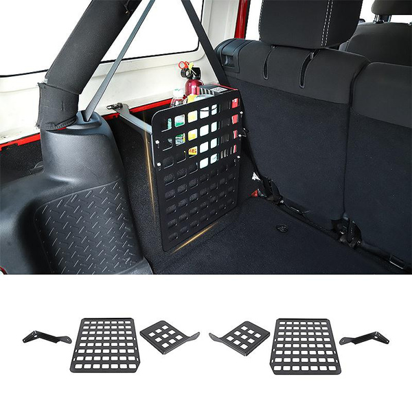 Rear Trunk Storage Rack Tailgate Storage Shelf Holder for Jeep Wrangler ...