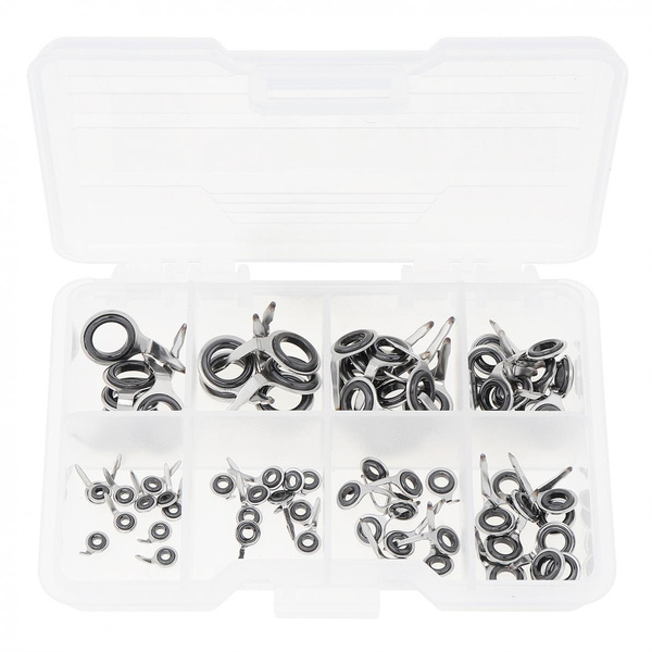 42 / 70pcs Lure Fishing Rod Guides Set Mixed Size 3-10# Ceramic Rings ...