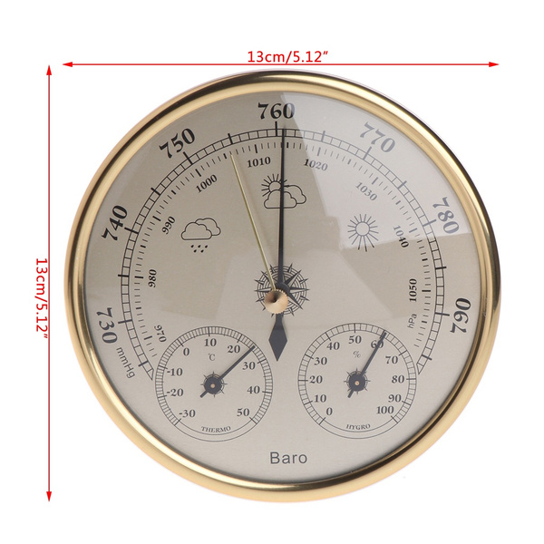 Wall Mounted Household Barometer Thermometer Hygrometer Weather Station ...
