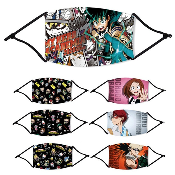Cute My Hero Academia Hero Academia Anime Face Mouth-Muffle Cotton ...