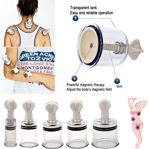 1PC Portable Medical Twist Cupping Therapy Magnet Massage Vacuum ...