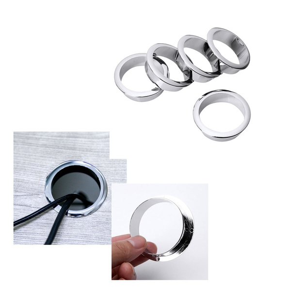 Metal Desk Wire Hole Cover Base Table Cable Outlet Grommet Port ...