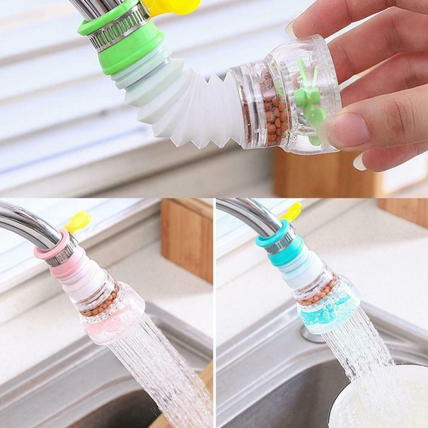 Creative Adjustable Kitchen Water Filter Booster Shower Tap Head ...