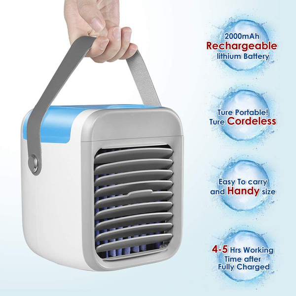 Portable Air Conditioner Fan, Rechargeable Evaporative Air Conditioner ...