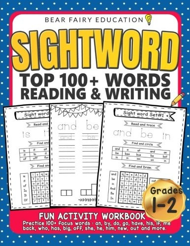 Top 100+ Words Reading & Writing, 1st 2nd Grade Activity Workbook: 1st ...