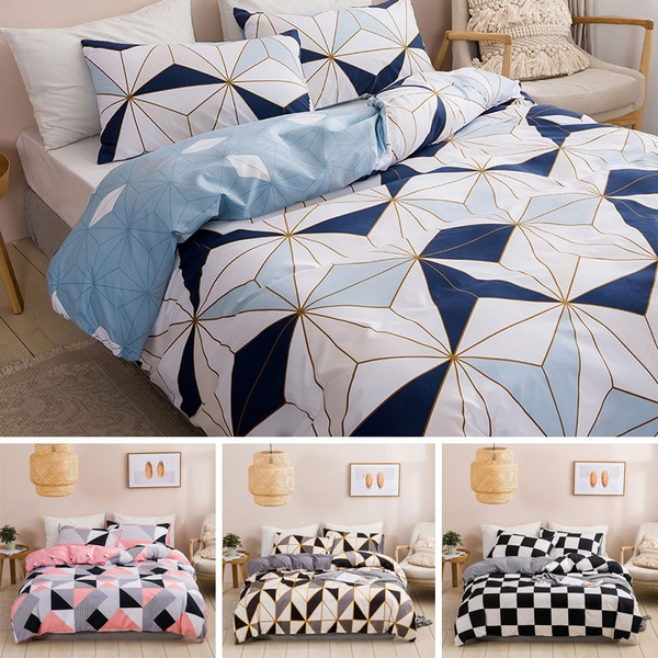 Lattice Bedding Set Duvet Cover and Pillowcases | Wish