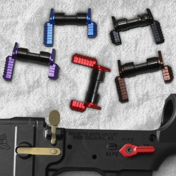 Tactical .223 5.56 Ambidextrous Safety Selector switch Mil-Spec Steel ...