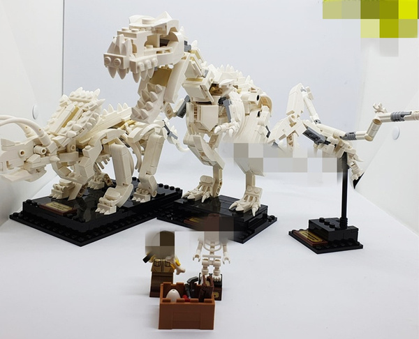 World Dinosaur Fossils 21320 3026 Ideas Museum Building Blocks 910Pcs ...