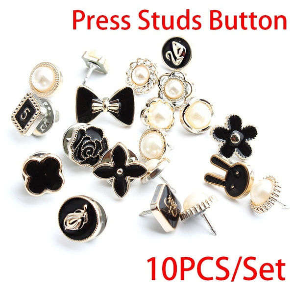 10PCS/Set 11mm Magnetic Clasp Purse Snaps Closures Sewing Button Bag ...