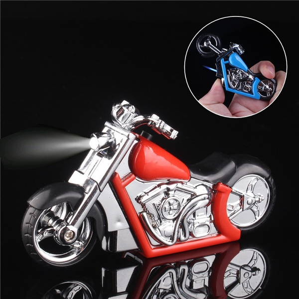 Gas Butane Lighters with Lights Motorcycle Shaped Cigarette Lighter ...