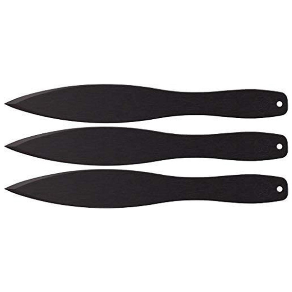 Cold Steel 12 Inch Long Black Carbon Steel Professional Throwing Knives ...