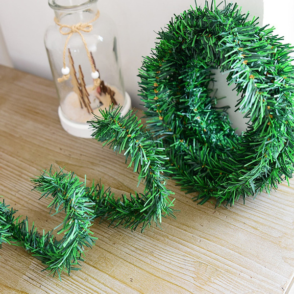 5.5m Pine Christmas Garland Decorative Artificial Green Garland Xmas ...