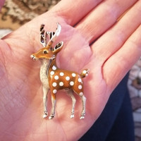 Creative Design Sika Deer Alloy Brooch Sweater Accessories Deer ...
