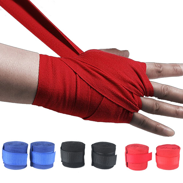 1Pair Sports Boxing Hand Wraps - Pure Cotton Stretchy Elastic, Perfect ...