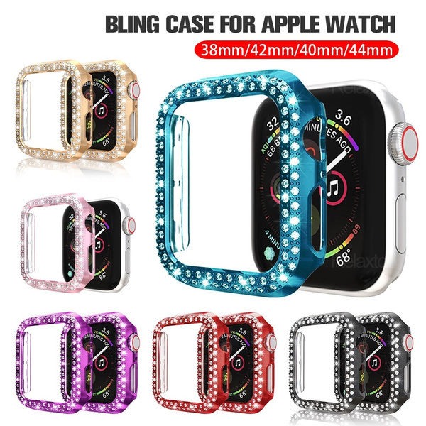 Sparkling diamond case watch frame, suitable for Apple Watch Smart ...