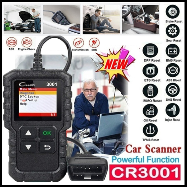 Newest Launch CR3001 OBD2 Auto Car Diagnostic Scanner Handheld Car ...