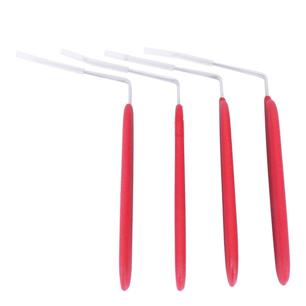 TOP Quality Auto Locksmith Tools Picks HUK L shaped 4pcs / set Car Lock ...