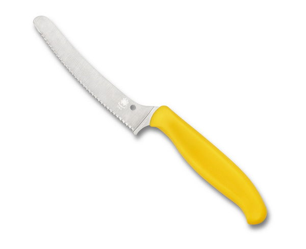 Spyderco Kitchen Cutlery Yellow Polypropylene Z-Cut Bread Knife CTS ...