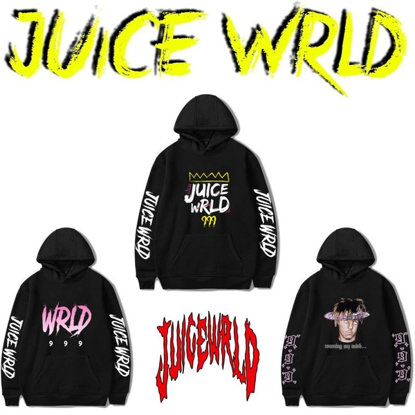 The New Rapper Juice Wrld Same Style Sweater Loose Men and Women Hooded ...