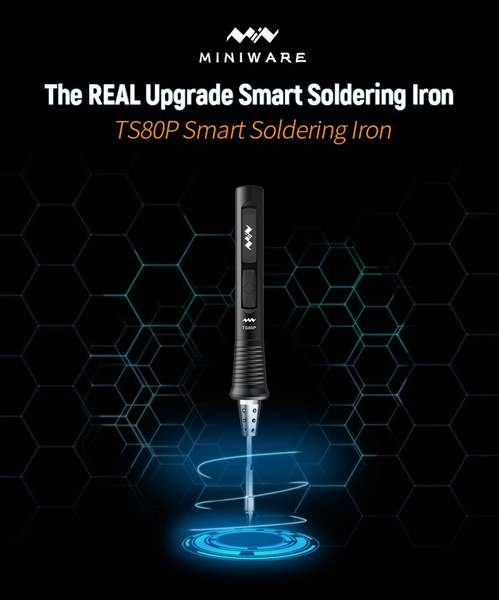 TS80P More 30W Soldering Iron Station OLED USB Type-C Programable ...