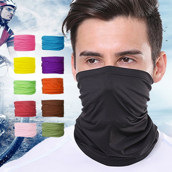 1/2Pcs Multi use Balaclava Cycling Biker Neck Tube Scarf Face Warm ...