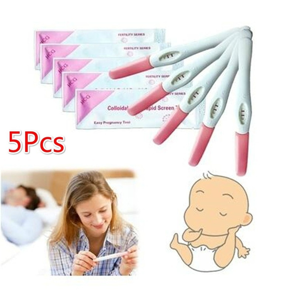 5Pcs Home Use Accurate Early Pregnancy Strip Test Kit Detection HCG ...