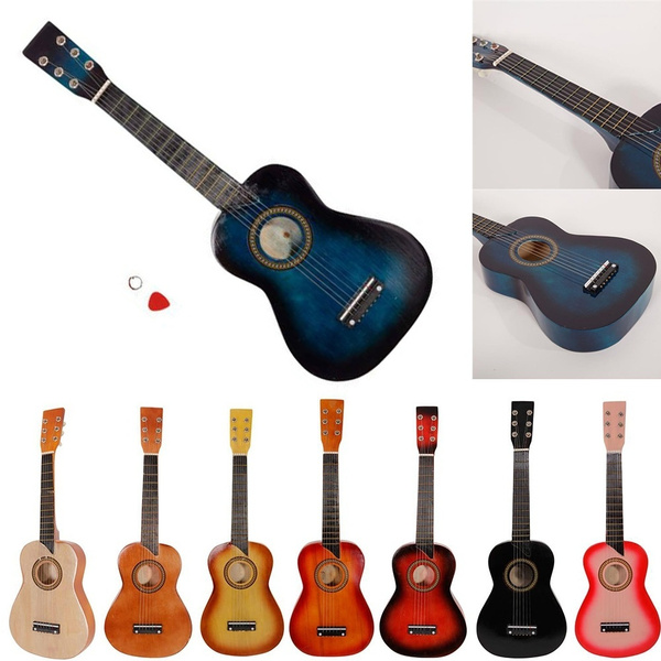 8 Colors 25 inch Guitar Musical Instruments with Guitar String&Plectrum ...