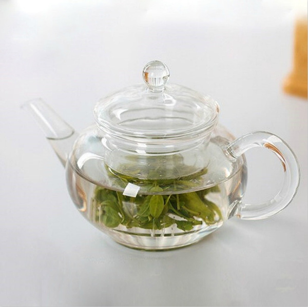 250ml Transparent Teapot Heat Resistant Glass Teapot With Chinese ...