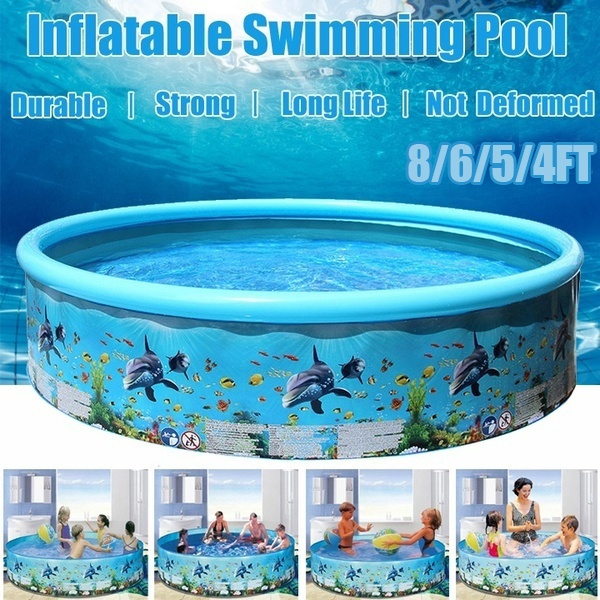 8/6/5/4FT Family Inflatable Swimming Pool, Full-Sized Inflatable Lounge ...